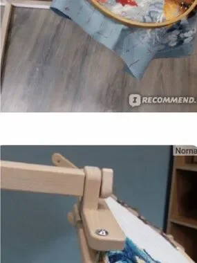 Art | Adjustable Wooden Work Stand For Frame Or Loops Embroidery Cross ...